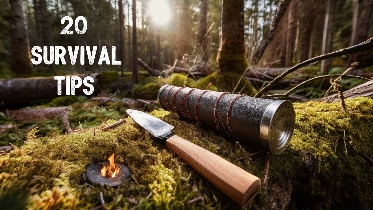 20 Wilderness SURVIVAL TIPS - Bushcraft Skills - YouTube