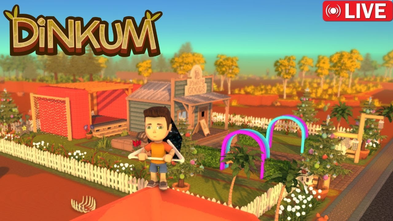 My First Build in Dinkum | Dinkum Live Day 3 - YouTube