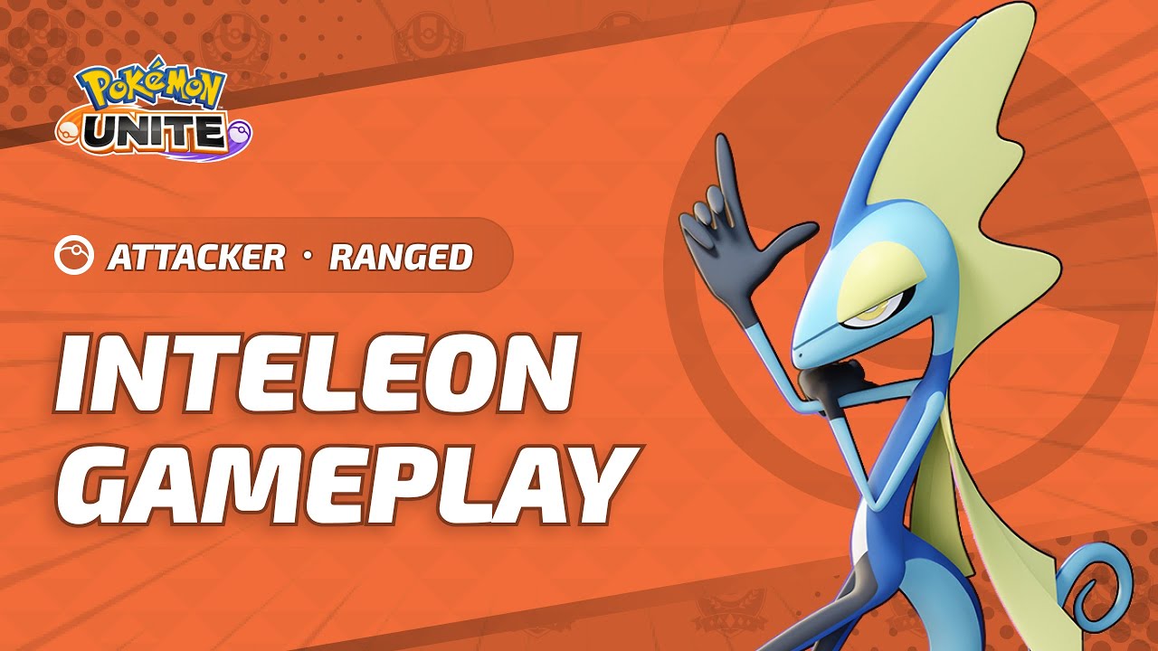 Inteleon New Attacker (Sniper) Gameplay - Pokemon UNITE - YouTube