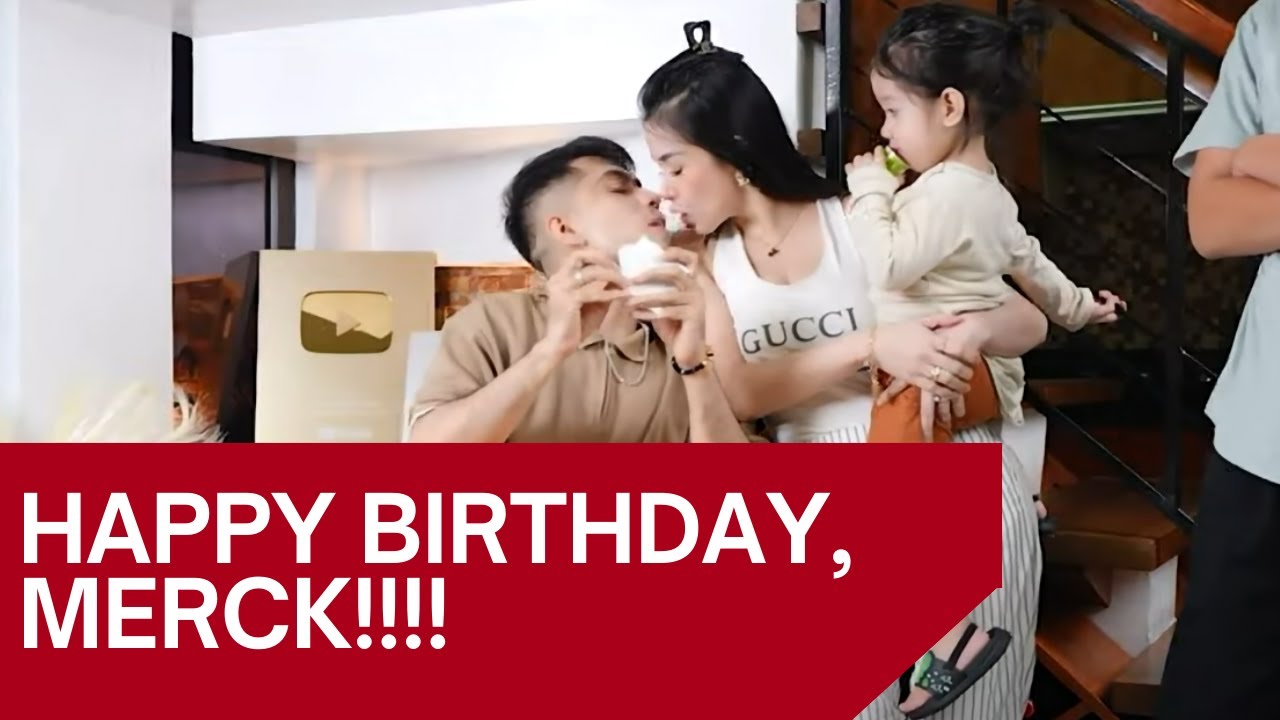 Merck, ng celebrate ng BIRTHDAY, inoblega ang pamilya na regaluhan siya ...