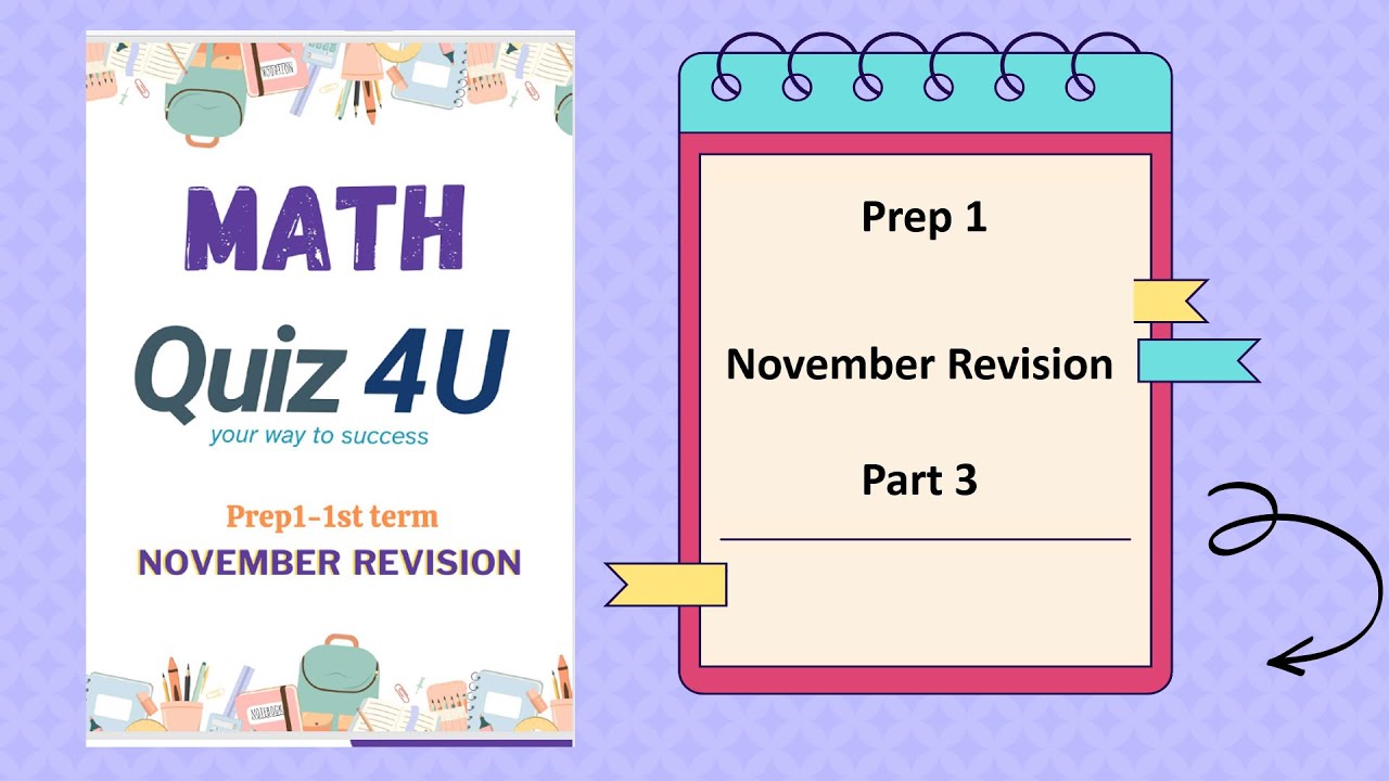 November Revision Math Prep 1 Part 3 - مراجعة شهر نوفمبر ماث 2025 للصف ...