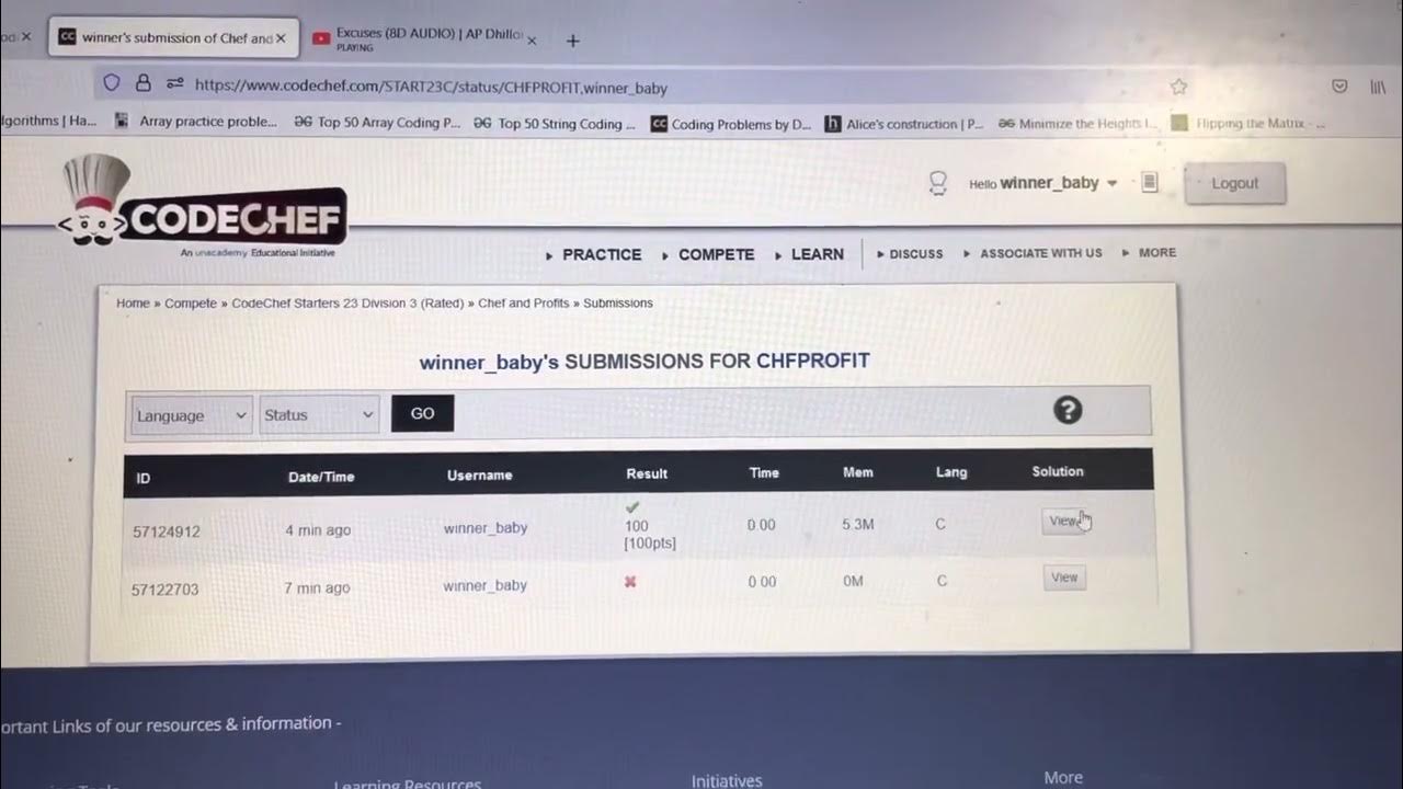 Chef and profits|| Starters 23||Codechef solution - YouTube