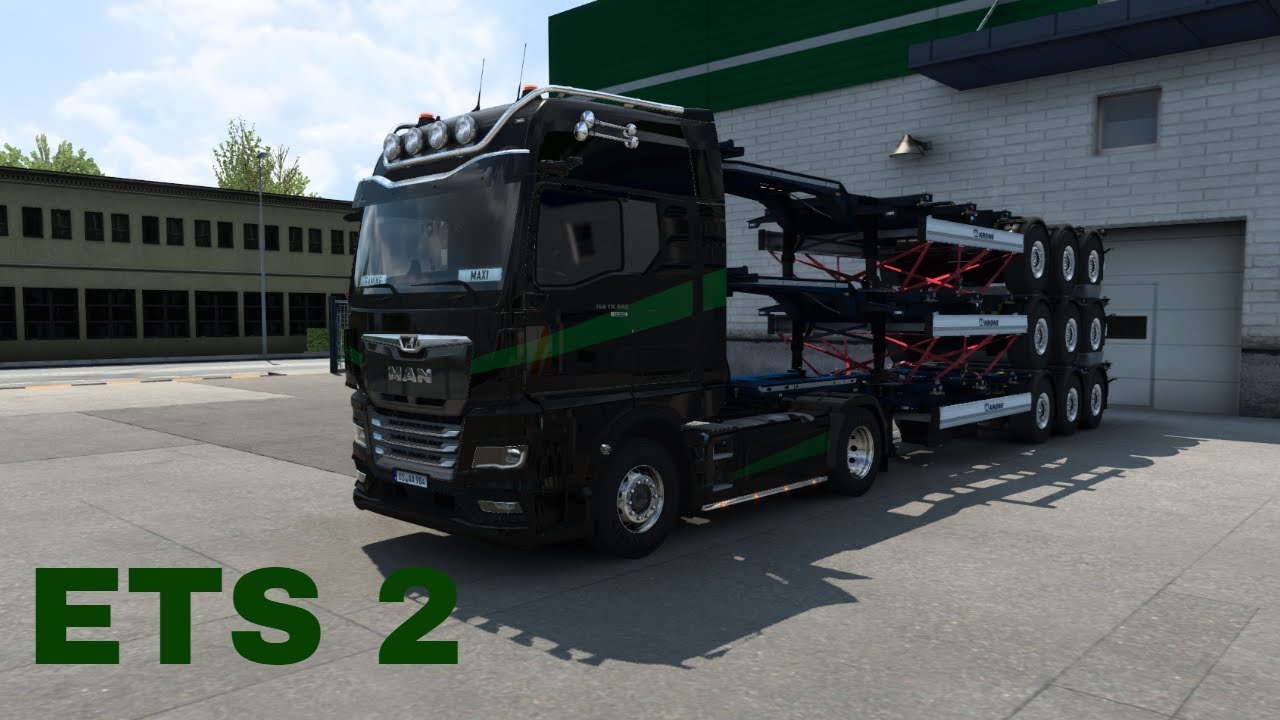 Mit dem NEUEN MAN unterwegs | ETS 2 von Osnabrück nach Werlte #487 ...