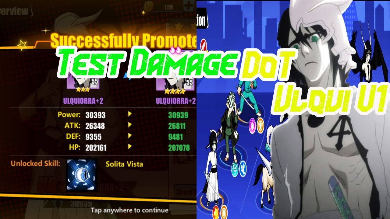Bleach Review Efek DoT Ulqui V1 Tes PvP | Bleach Immortal Soul - YouTube