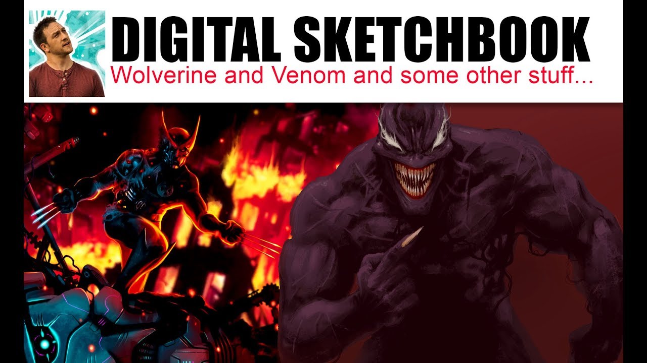 Sketchbook Tour: Wolverine and Venom - YouTube