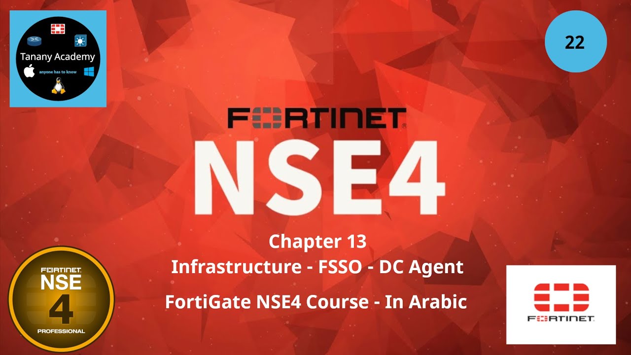 022 FortiGate-NSE4 infrastructure (FSSO DC Agent) - YouTube