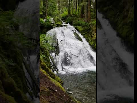 Zig Zag Falls, Mt. Hood, Oregon - YouTube