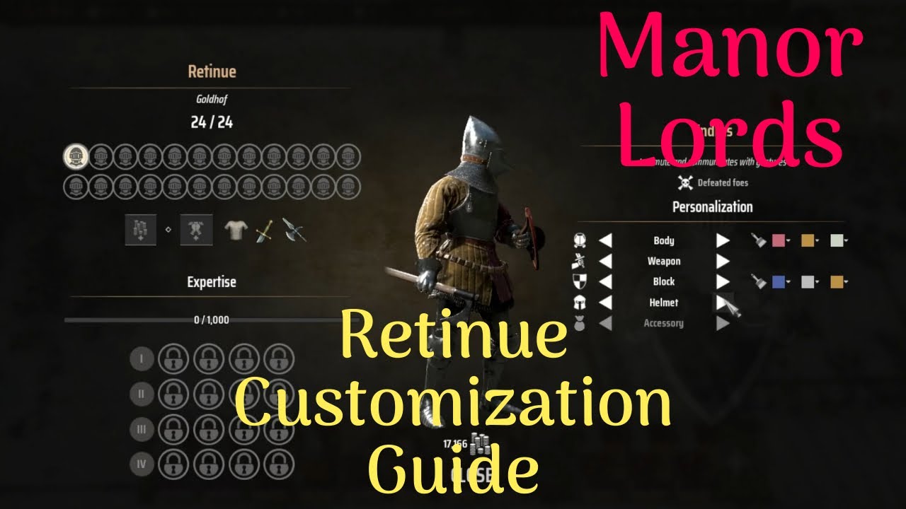 Manor Lords Retinue Customization Guide - YouTube