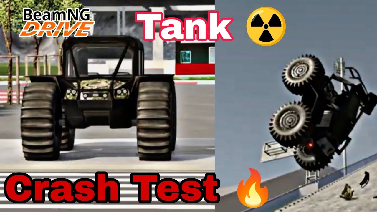 Tank Crash test 🔥 || beamng || PC games☢️ || ‎@Ayushthebeast555 || Army ...