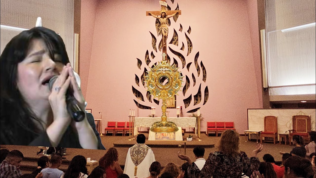 hora santa y alabanza hermana Gela iglesia Santa Rosa de Lima Roseville ...