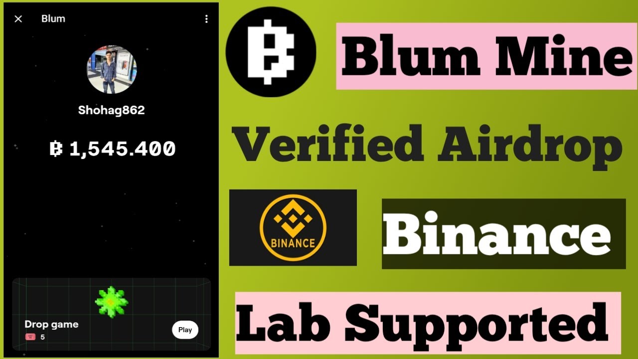 🎁Blum Cripto mining bot। Binance lab supported। Telegram mining offer ...