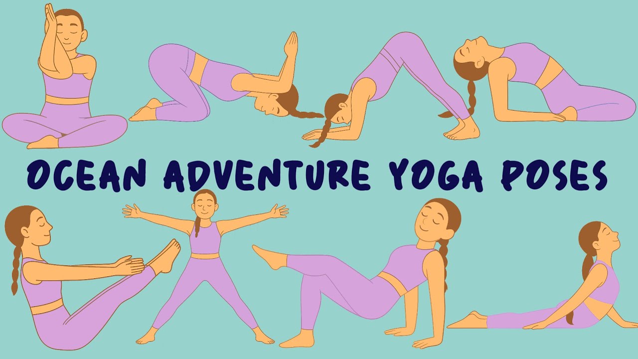 Ocean Adventure Yoga | 13 Flowing Poses for Strength & Calm - YouTube