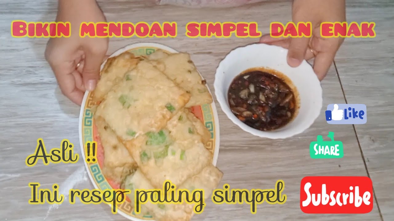 MENDOAN SIMPEL DAN ENAK ‼️ cuma pake satu siung bawang putih dijamin ...
