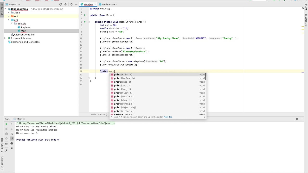 Methods Java Youtube
