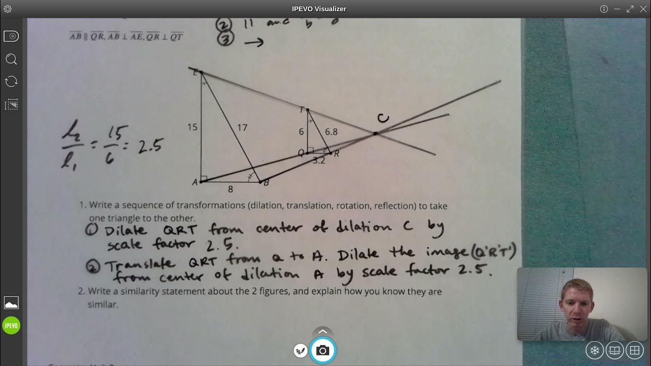 IM Geometry Unit 3 Lesson 6 Activity 3 Question 2 Pair Share - YouTube