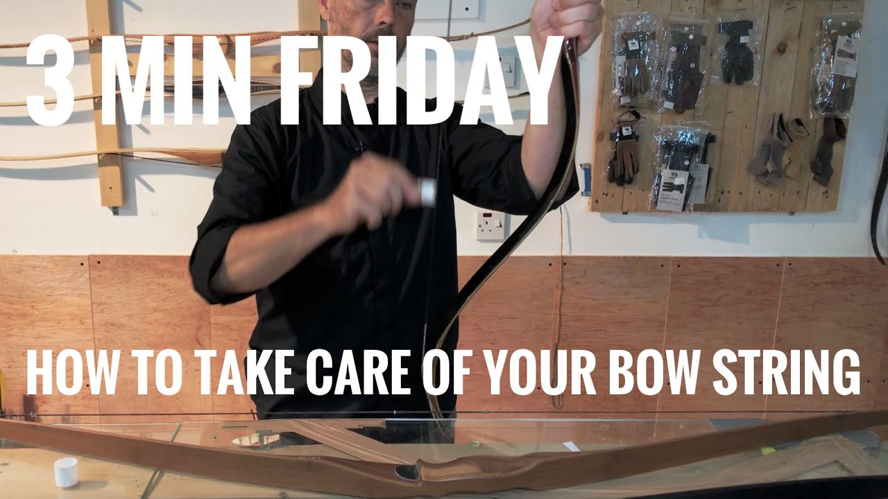 How to take care of your bow string by Malta Archery - YouTube