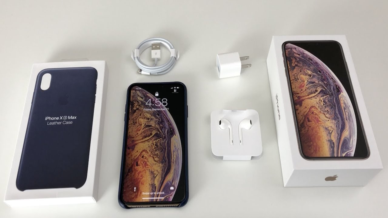 IPHONE 10 XS MAX UNBOXING APPLE PRODUCTS - YouTube