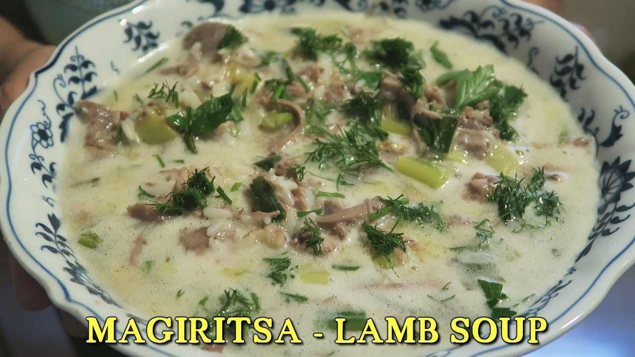 Angelo's Mom Makes Magiritsa - Greek Easter Lamb Soup - YouTube
