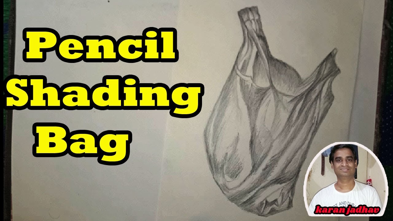 How to Draw a Bag Pencil shading - YouTube