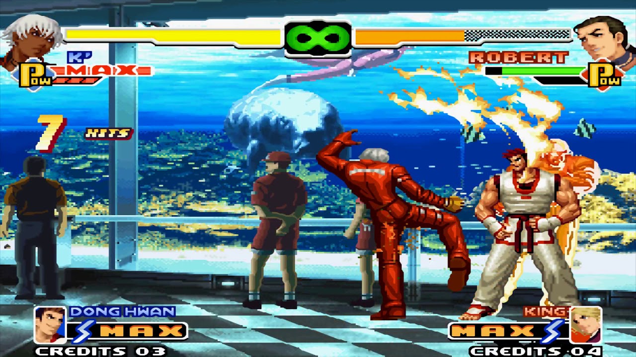 Combo K' Striker Dong Hwang, KOF 2000 - YouTube