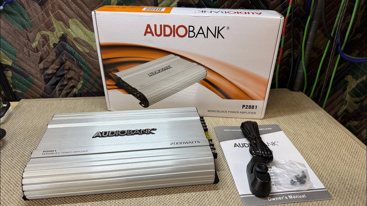 Audiobank P2001 Overview and Amp Dyno - YouTube