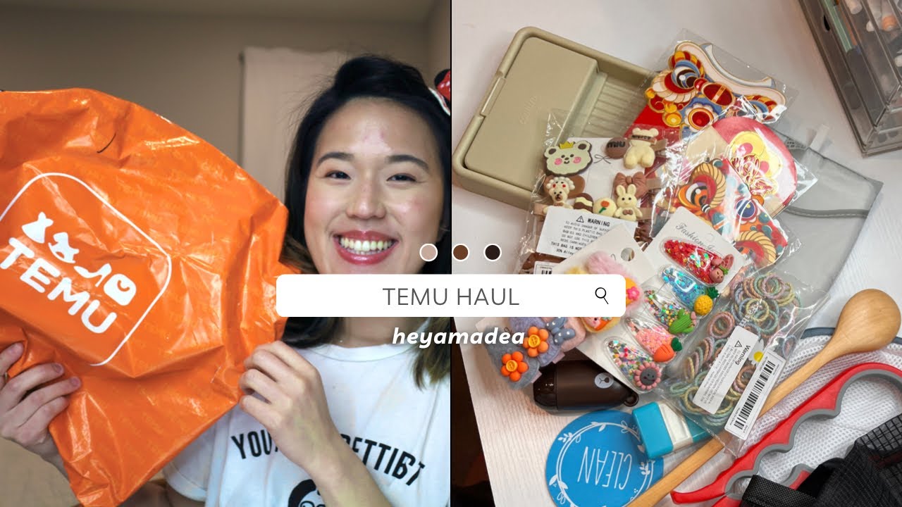 My First TEMU haul!!! - YouTube