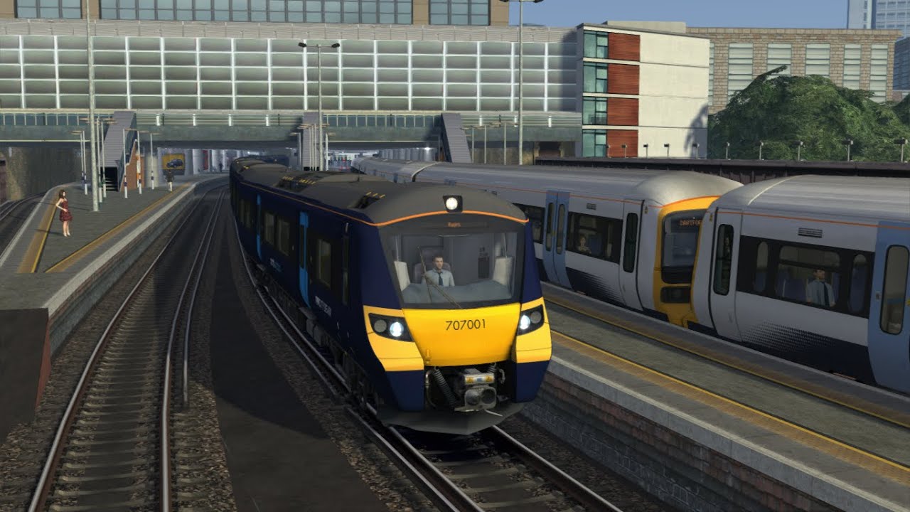Train Simulator | AP Class 707 (EP) | 1V16 07:21 London Charing Cross ...
