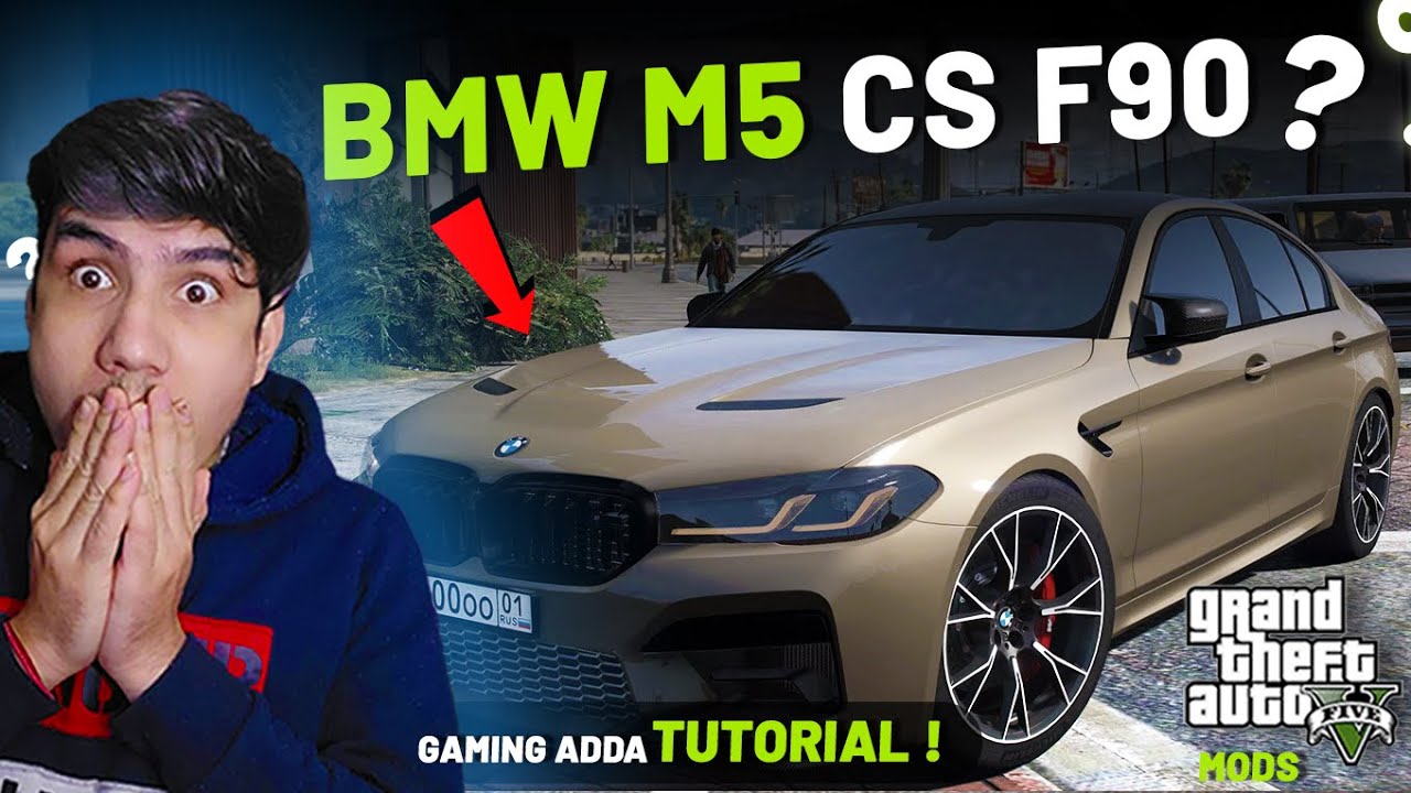 How to Install the BMW M5 CS F90 in GTA V (2024) | Realistic Car Mod ...