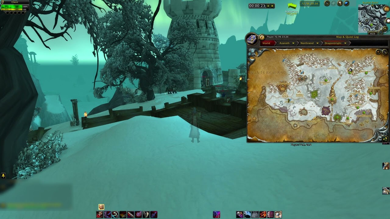Scarlet Point Location WoW WotLK Classic - YouTube