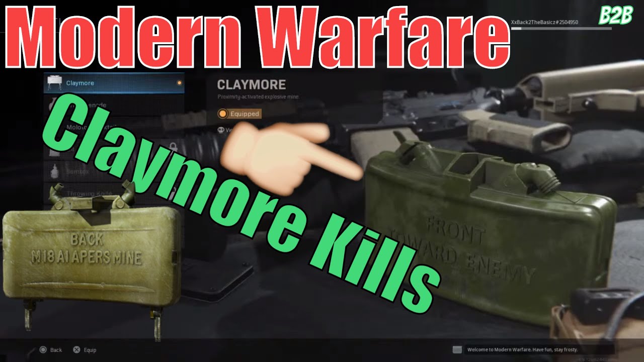 Call of Duty Modern Wafare Multiplayer Claymore Kills - YouTube