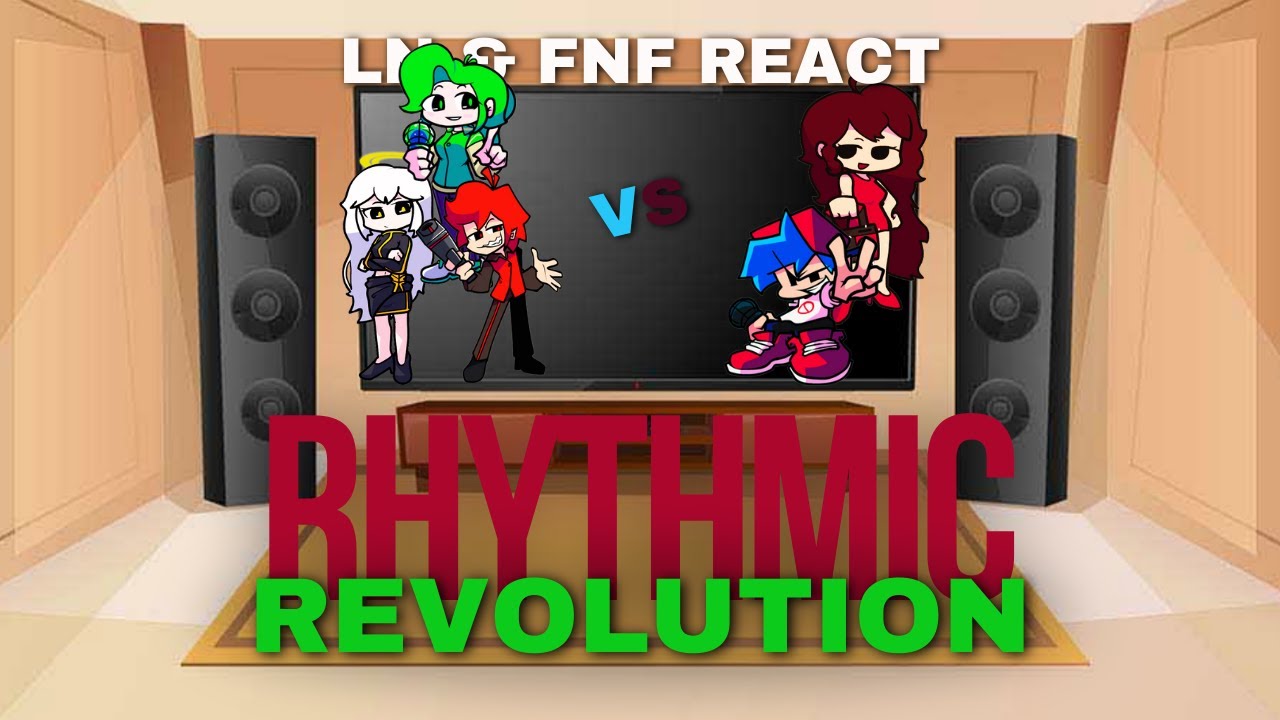 LN & FNF React - FNF Rhythmic Revolution - Human Imposter DEMO - FNF ...