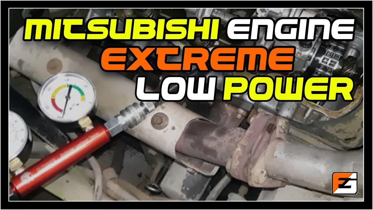 Mitsubishi Engine Extreme Low Power - YouTube