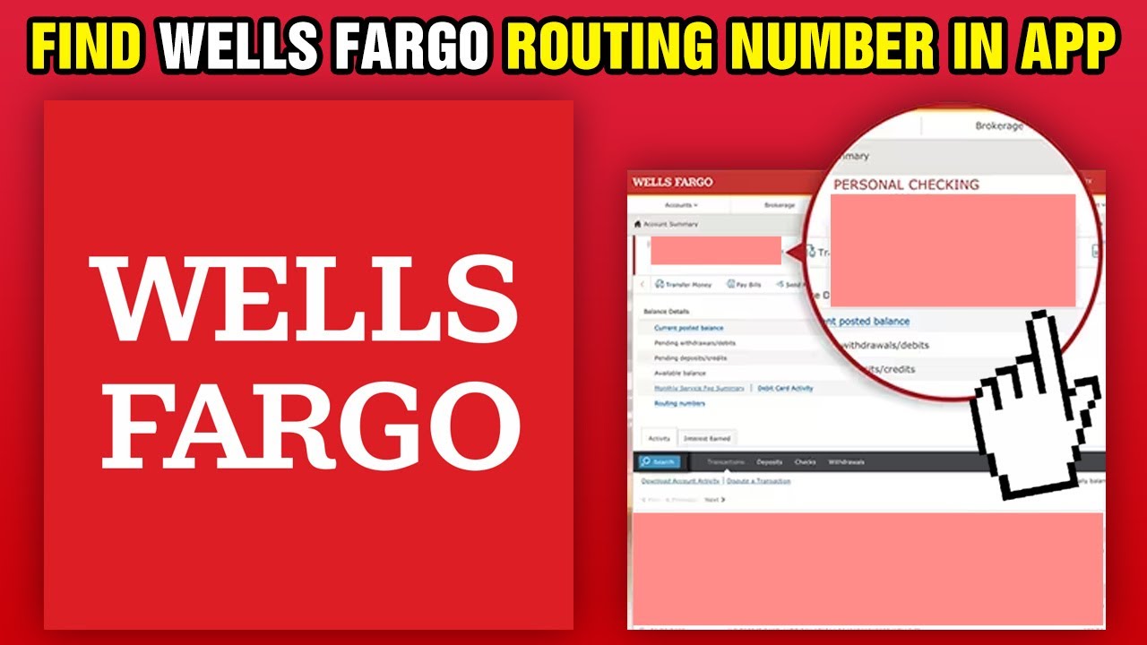 How To Find Wells Fargo Routing Number In App (2025) - YouTube