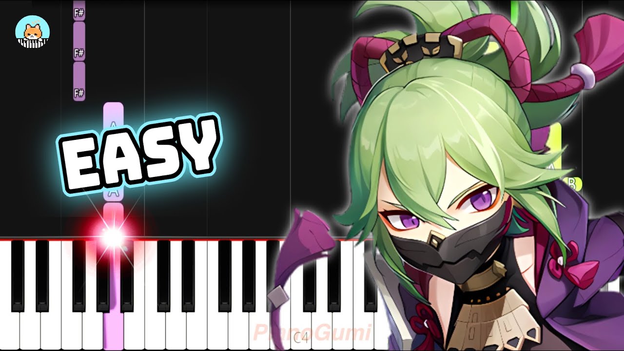 Genshin Impact Demo - "Kuki Shinobu: Jack of All Trades" - EASY Piano ...