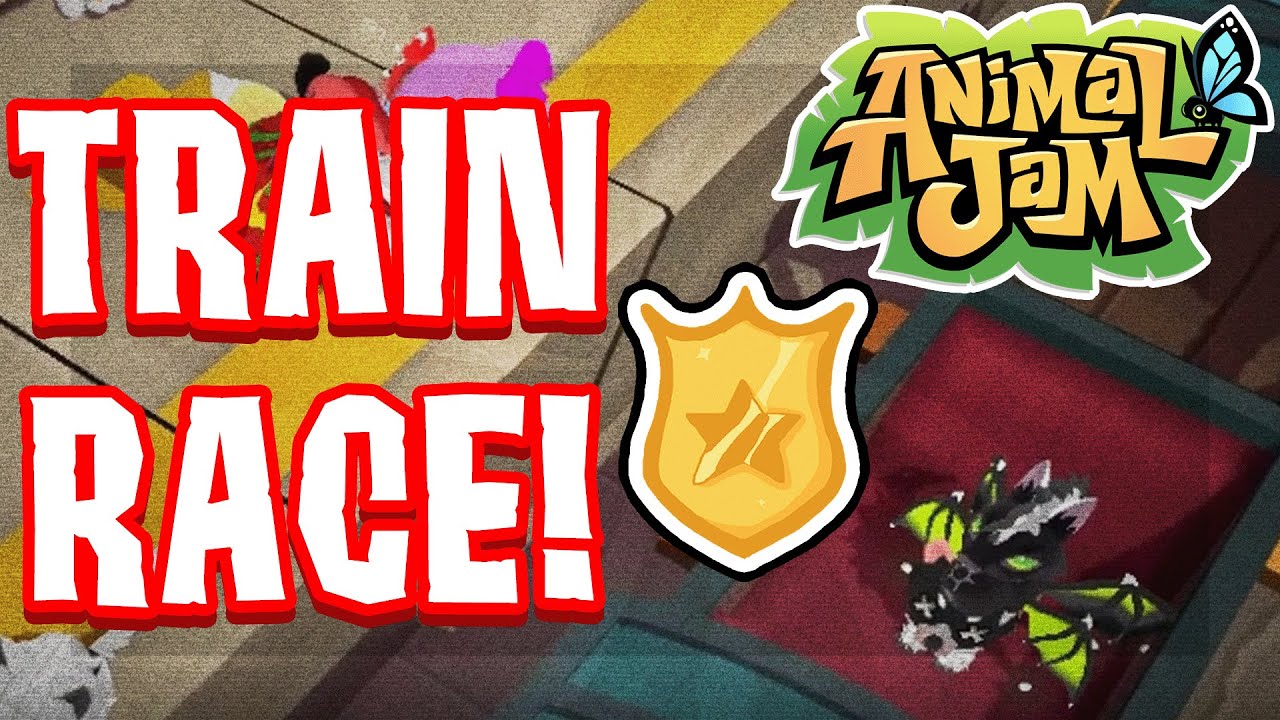 HUGE ANIMAL JAM TRAIN RACE! | Breezebassador Competitions - YouTube