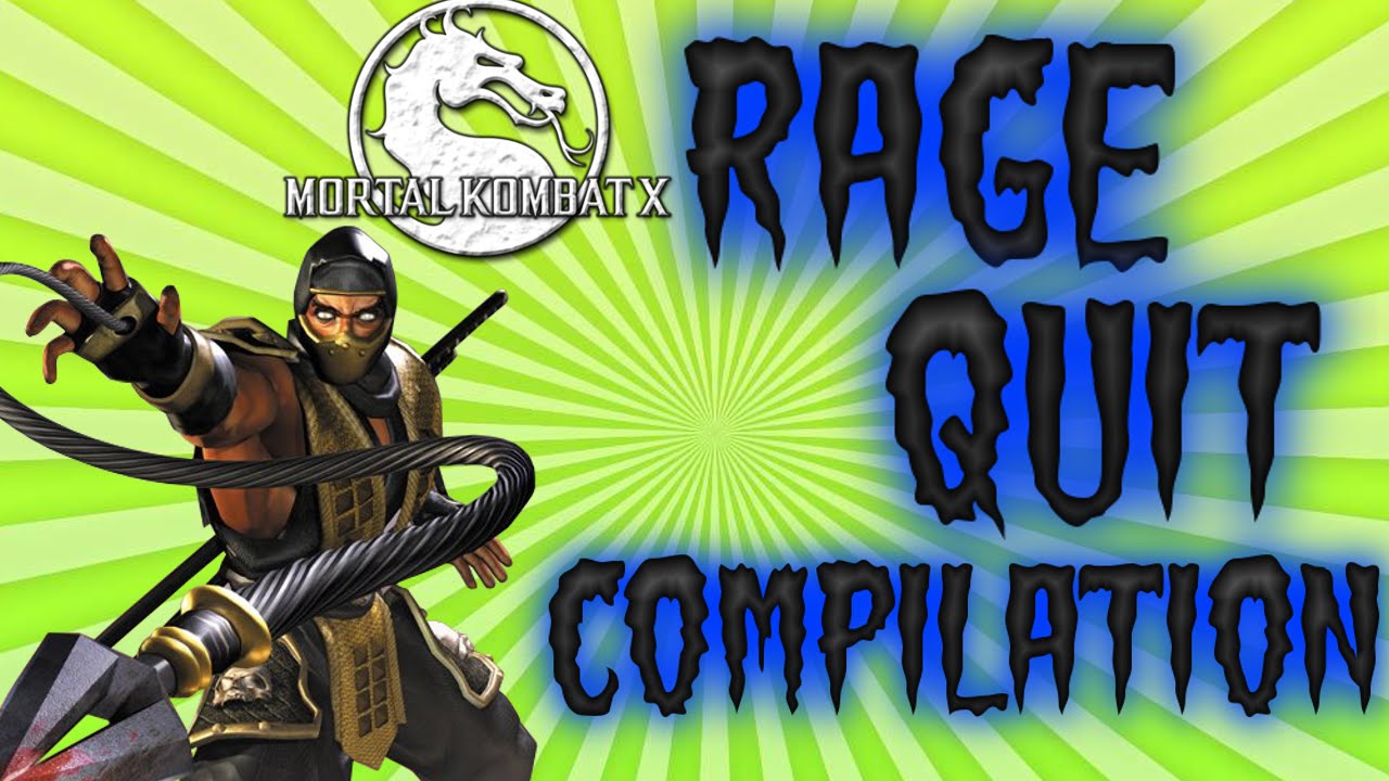 Rage Quit Compilation | Mortal Kombat X - YouTube