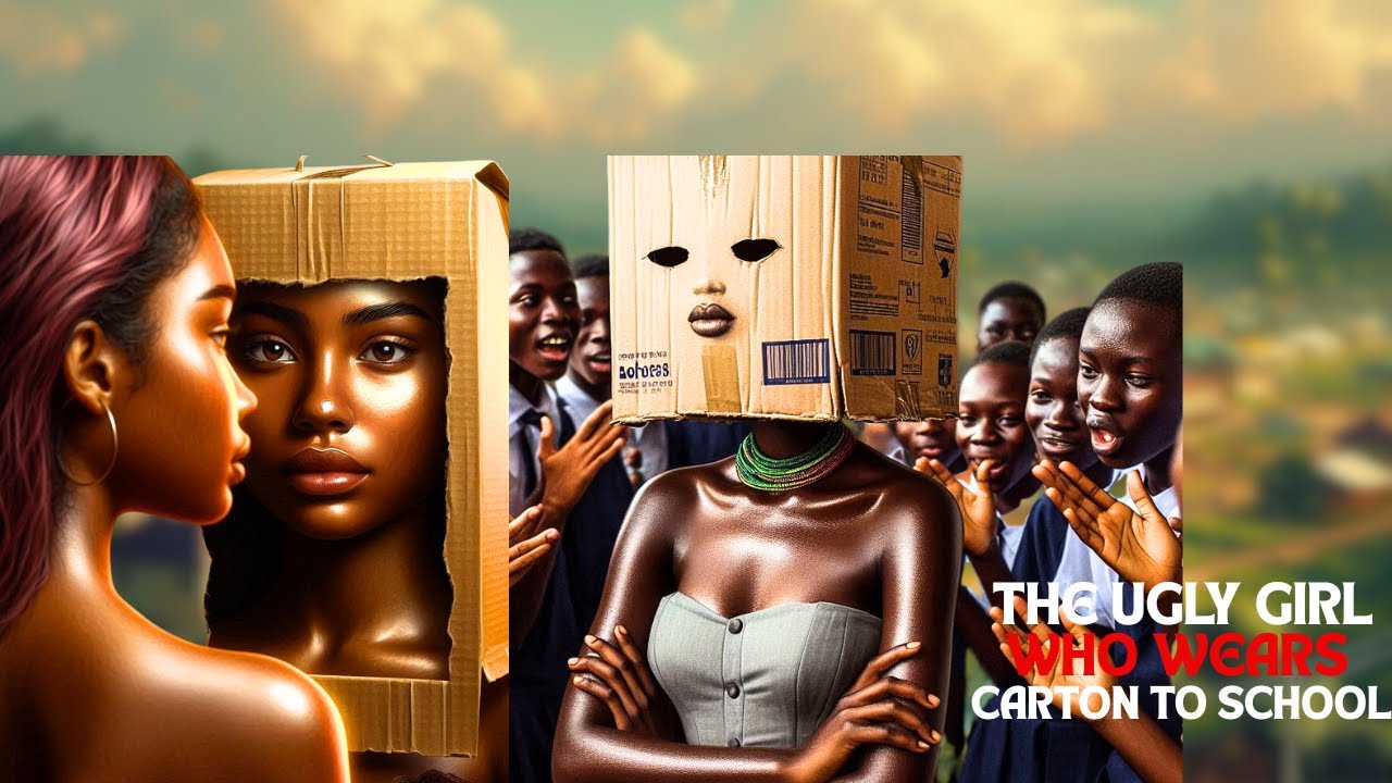 THE UGLY GIRL WHO WEARS CARTON TO SCHOOL, UNTIL... #africanfolktales # ...