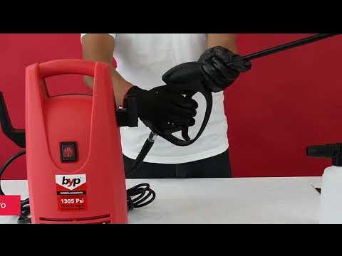 Hidrolavadora de uso doméstico 1600 PSI MAX/ 1300 W - byp - YouTube