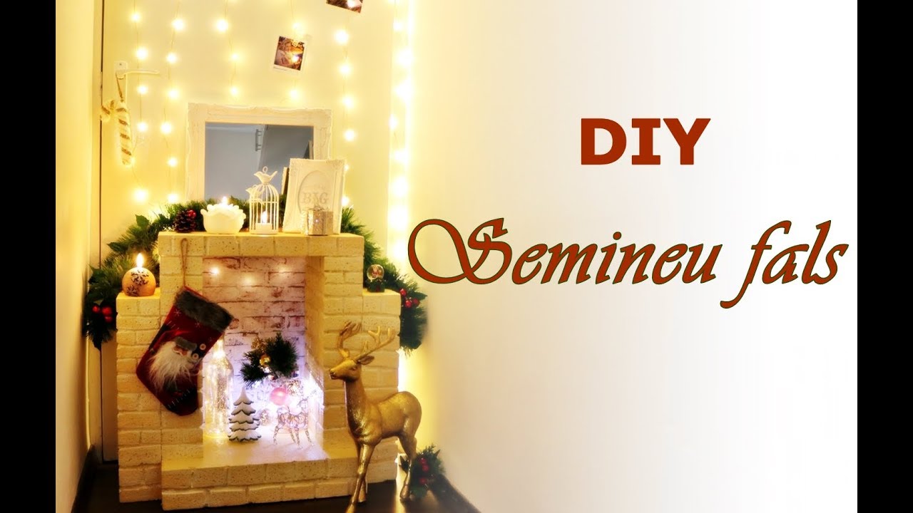 DIY ~ Semineu fals | Fake Fireplace - YouTube