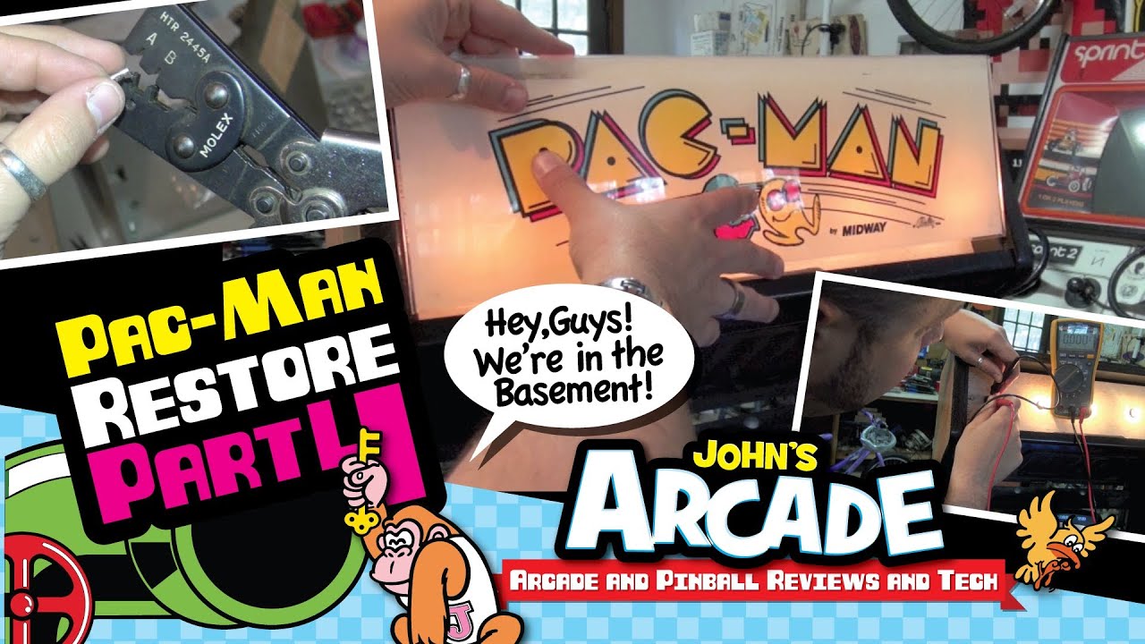 Pac-Man Arcade Restoration Part 4 - How to bullet proof a Pac-Man ...
