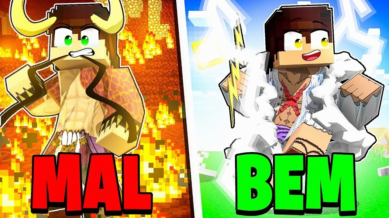 Minecraft Mas... BEM VS MAL no ONE PIECE 𝗡𝗢 Minecraft Pocket Edition ...