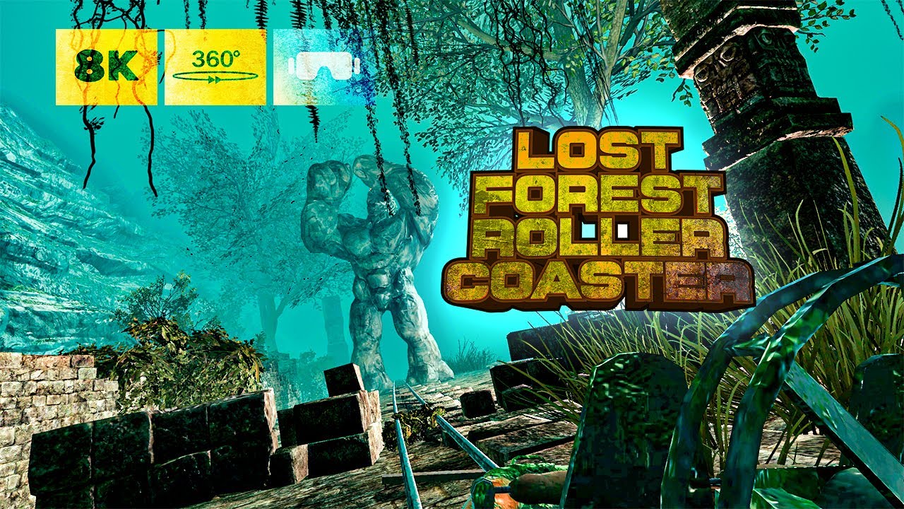 Lost Forest 🎢 Epic VR roller coaster ride [360° 8K] - YouTube