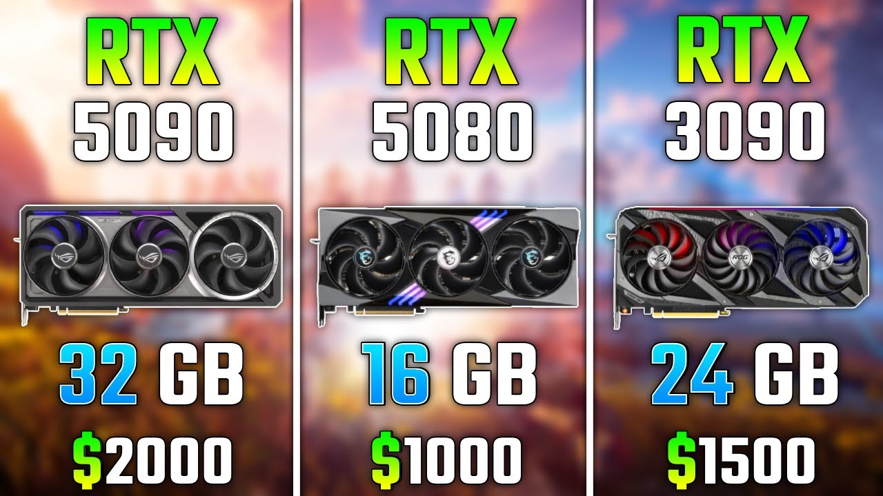 RTX 5090 vs RTX 5080 vs RTX 3090 | Test in 7 Games - YouTube