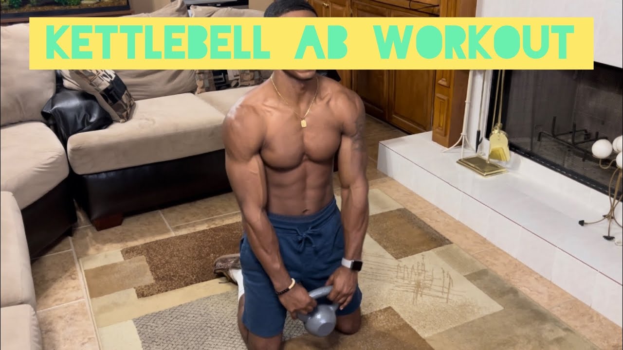 Kettlebell ab workout - YouTube