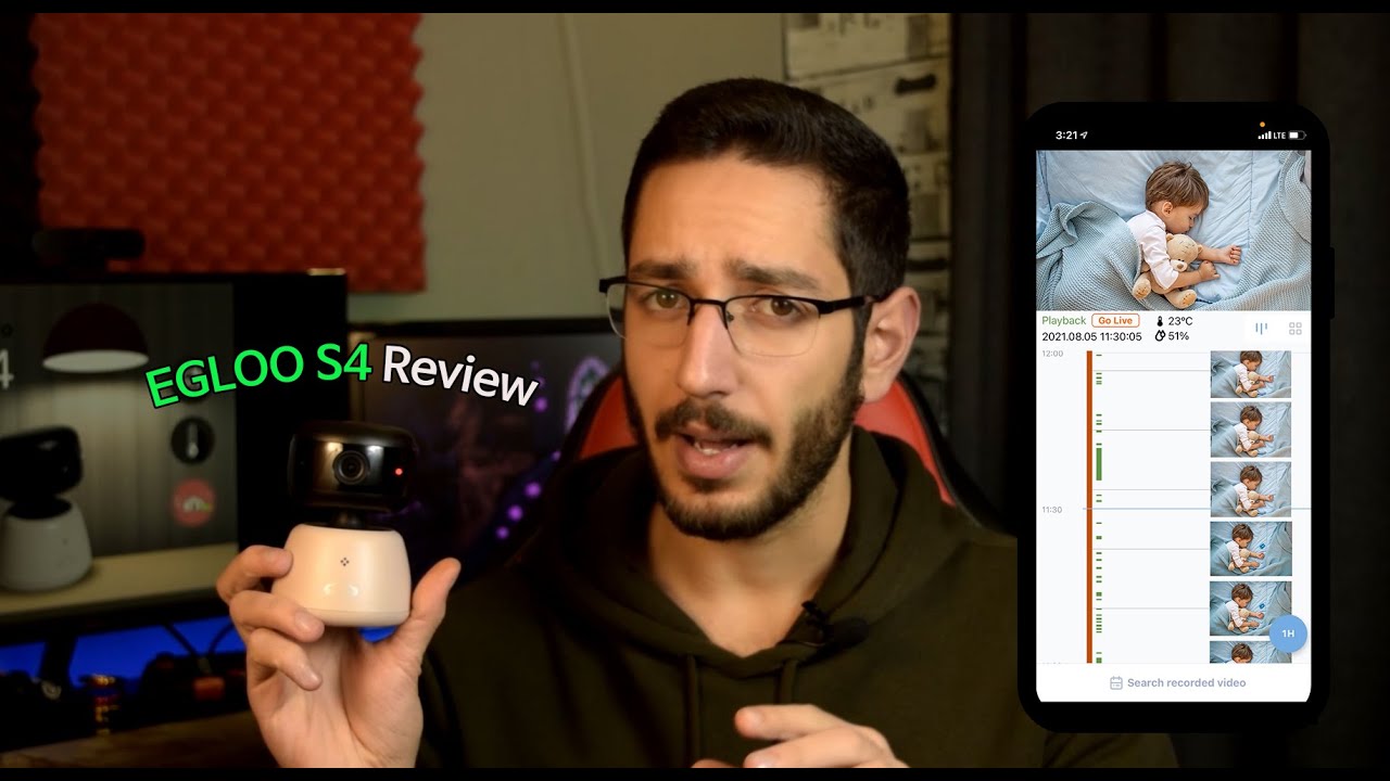 Unboxing EGLOO cam S4 Home Security Camera Review including Setup and features - YouTube
