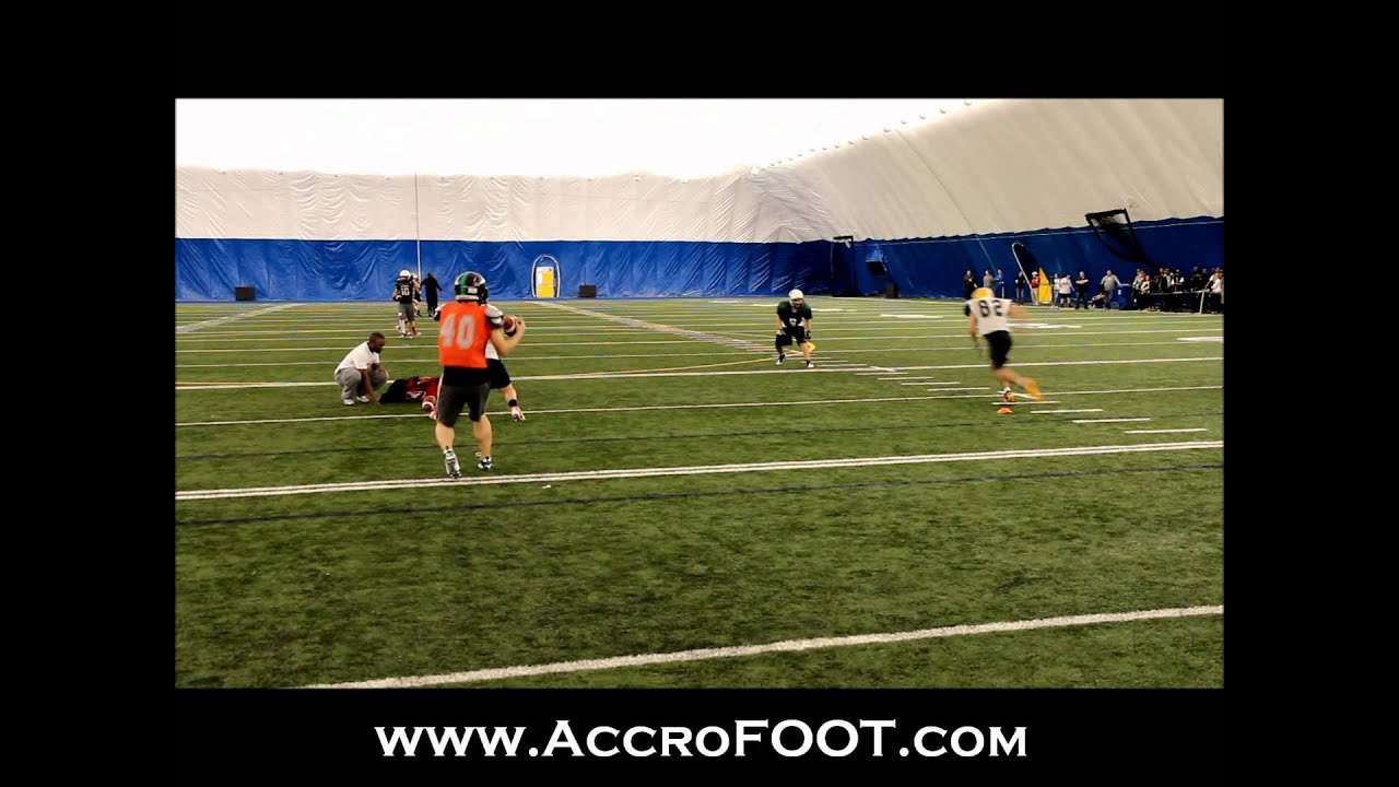 1 on 1 WR-DB with QB Ben Lacasse | Team Canada Junior 2012 - YouTube