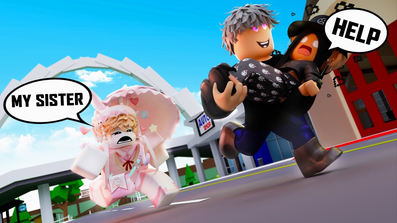 MY SISTER GETS KIDNAPPED BY A STALKER IN BROOKHAVEN ROBLOX - YouTube