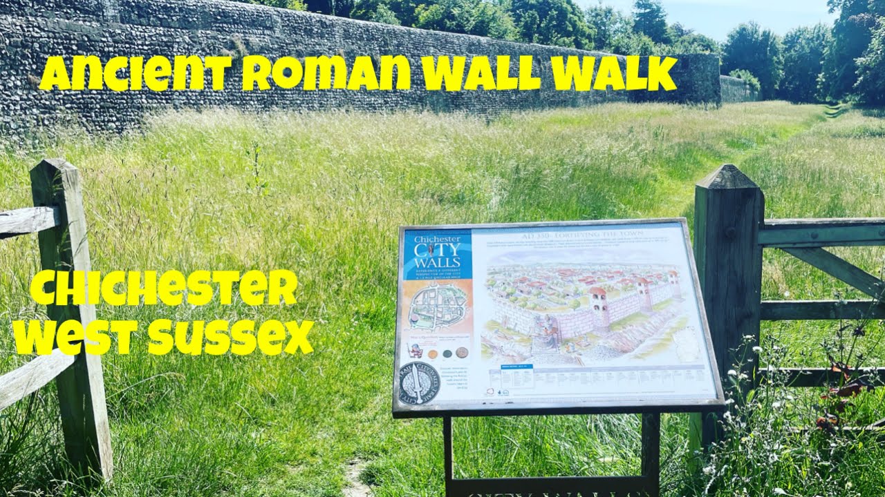 Ancient Roman wall walk, Chichester, West Sussex #vlog #walkthrough # ...