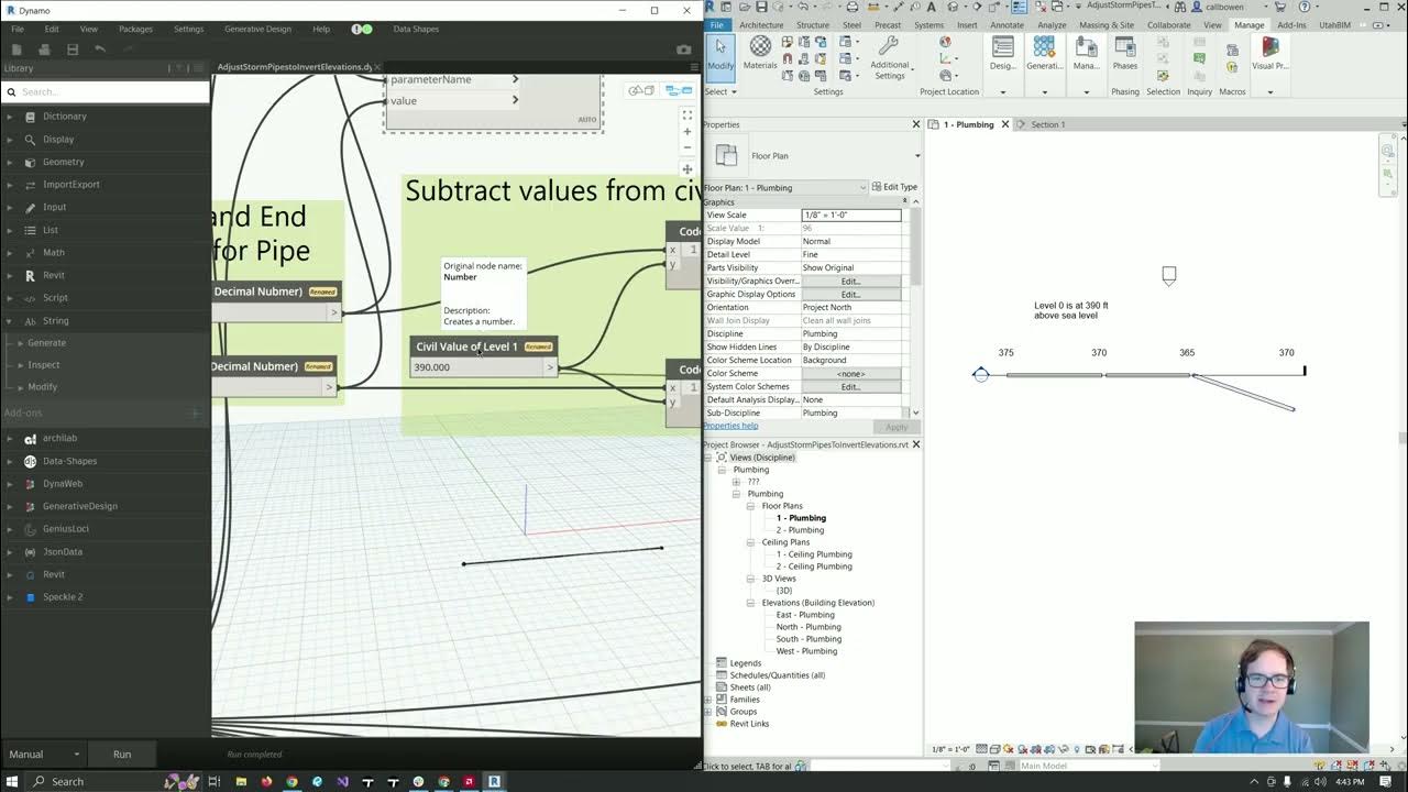 Free Dynamo Plugin - Adjust Invert Elevations of Civil Pipe in Revit ...
