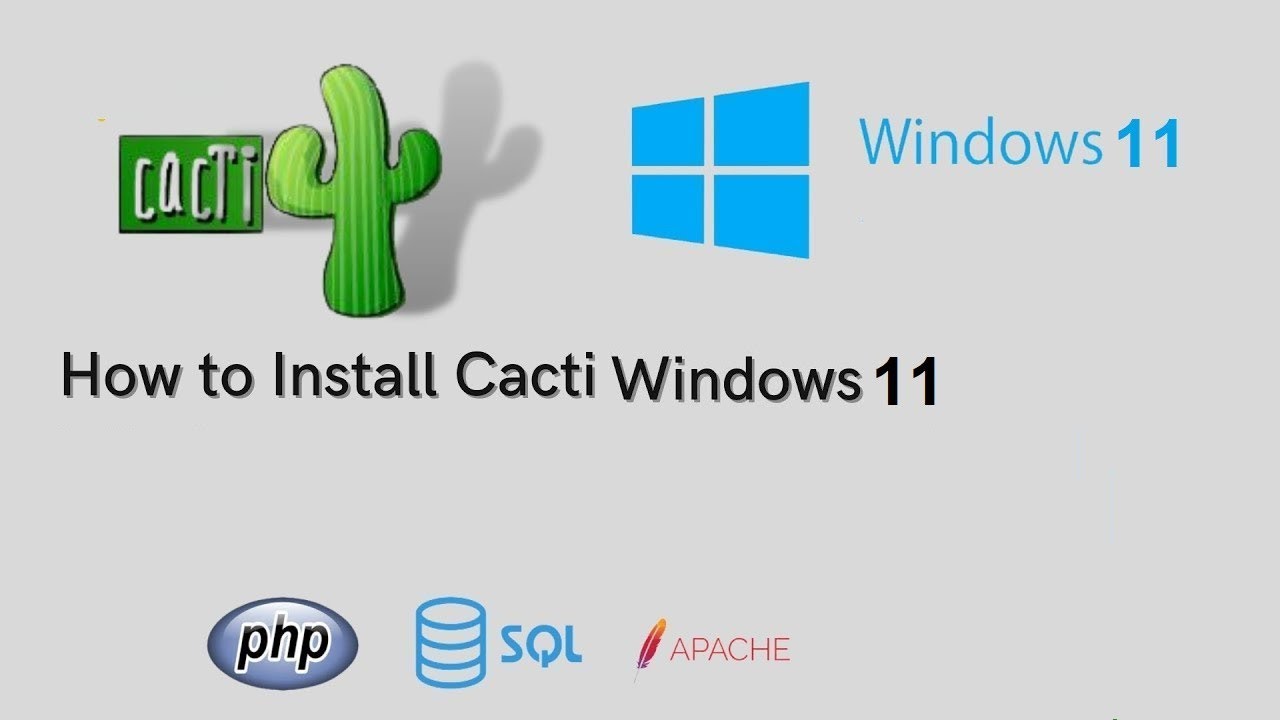 installer et configurer Cacti sous Windows - YouTube